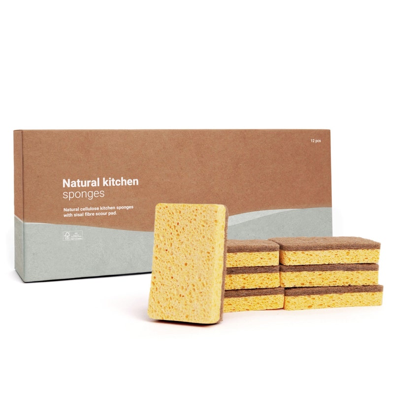Natural Kitchen Sponge - Etsy