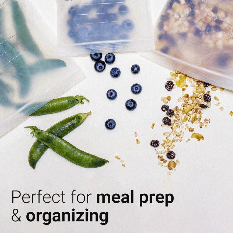 Vove Compostable Zip Bags: Eco-friendly, Leak-proof & Freezer-safe Food ...