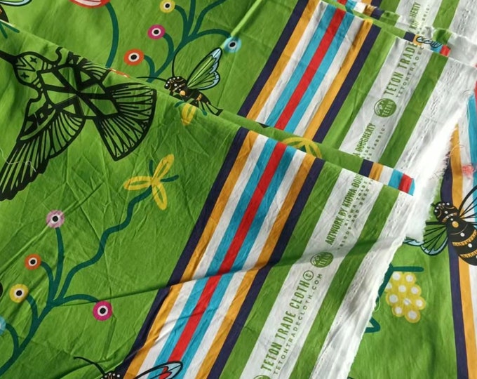 Cotton Fabric Designed by Kiowa Dougherty & Lauren Good Day for Teton ...