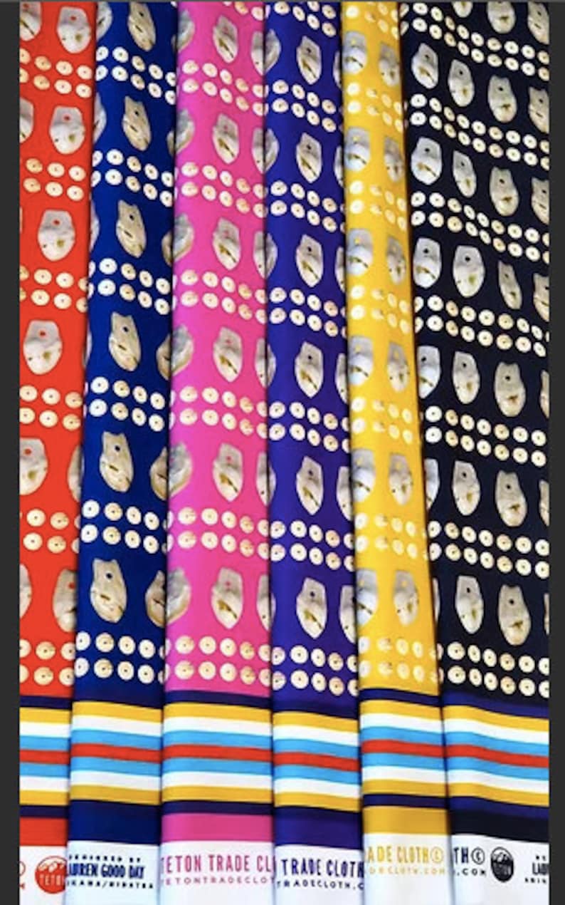 Cotton Fabric Designed by Kiowa Dougherty & Lauren Good Day for Teton ...