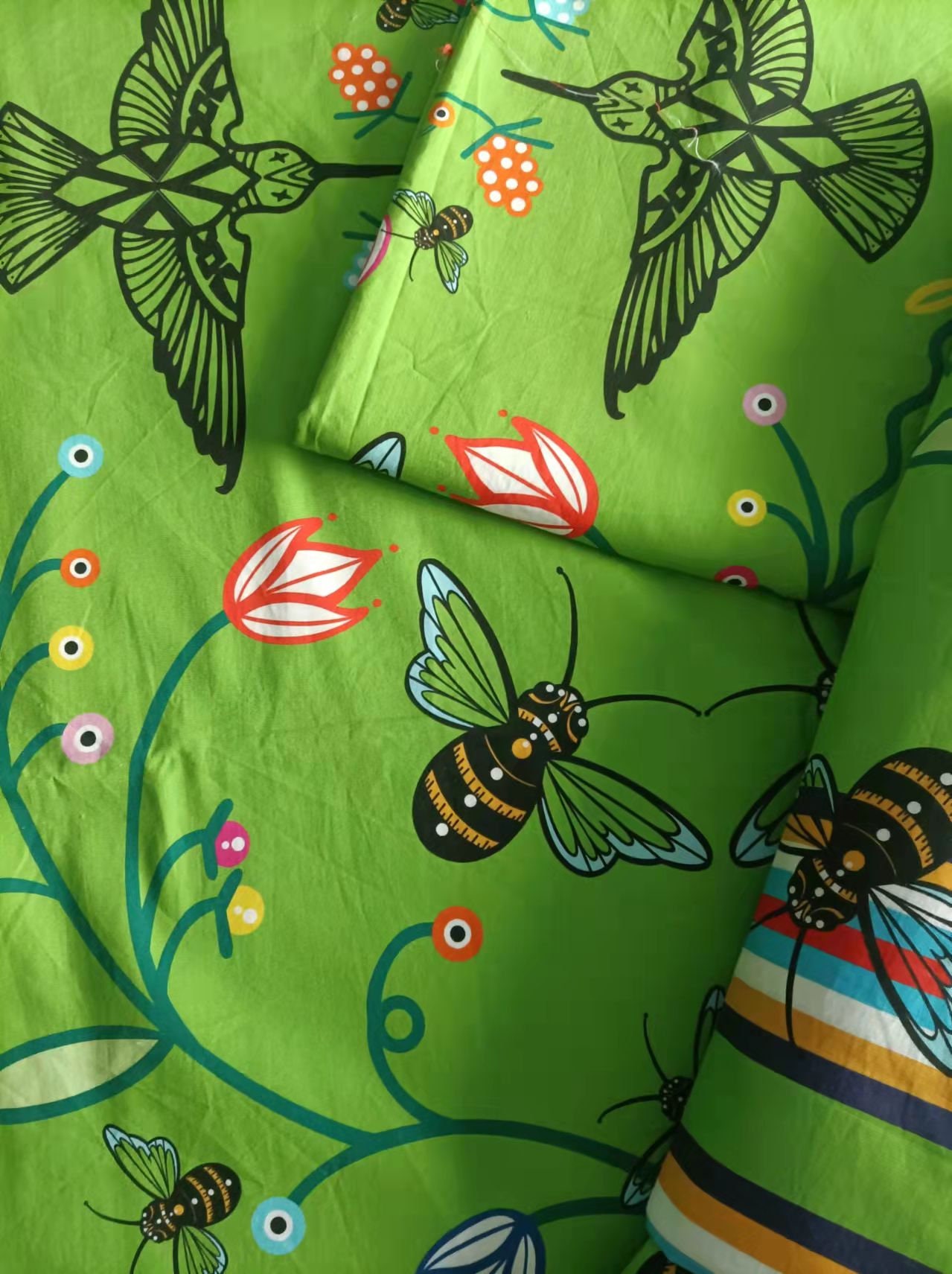 Cotton Fabric Designed by Kiowa Dougherty & Lauren Good Day for Teton ...