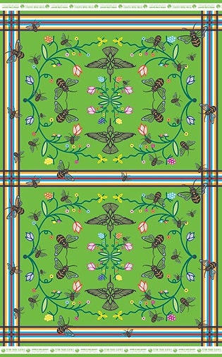 Cotton Fabric Designed by Kiowa Dougherty & Lauren Good Day for Teton ...