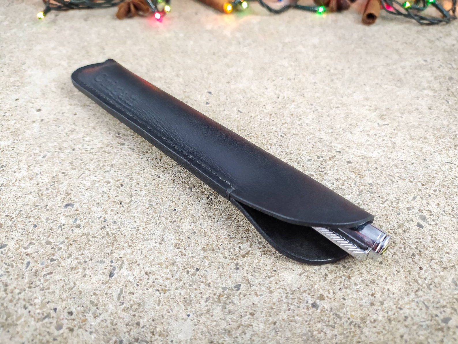 Pen Case Pencil Case Pen Holder Leather Pen Case Leather Pen Holder ...