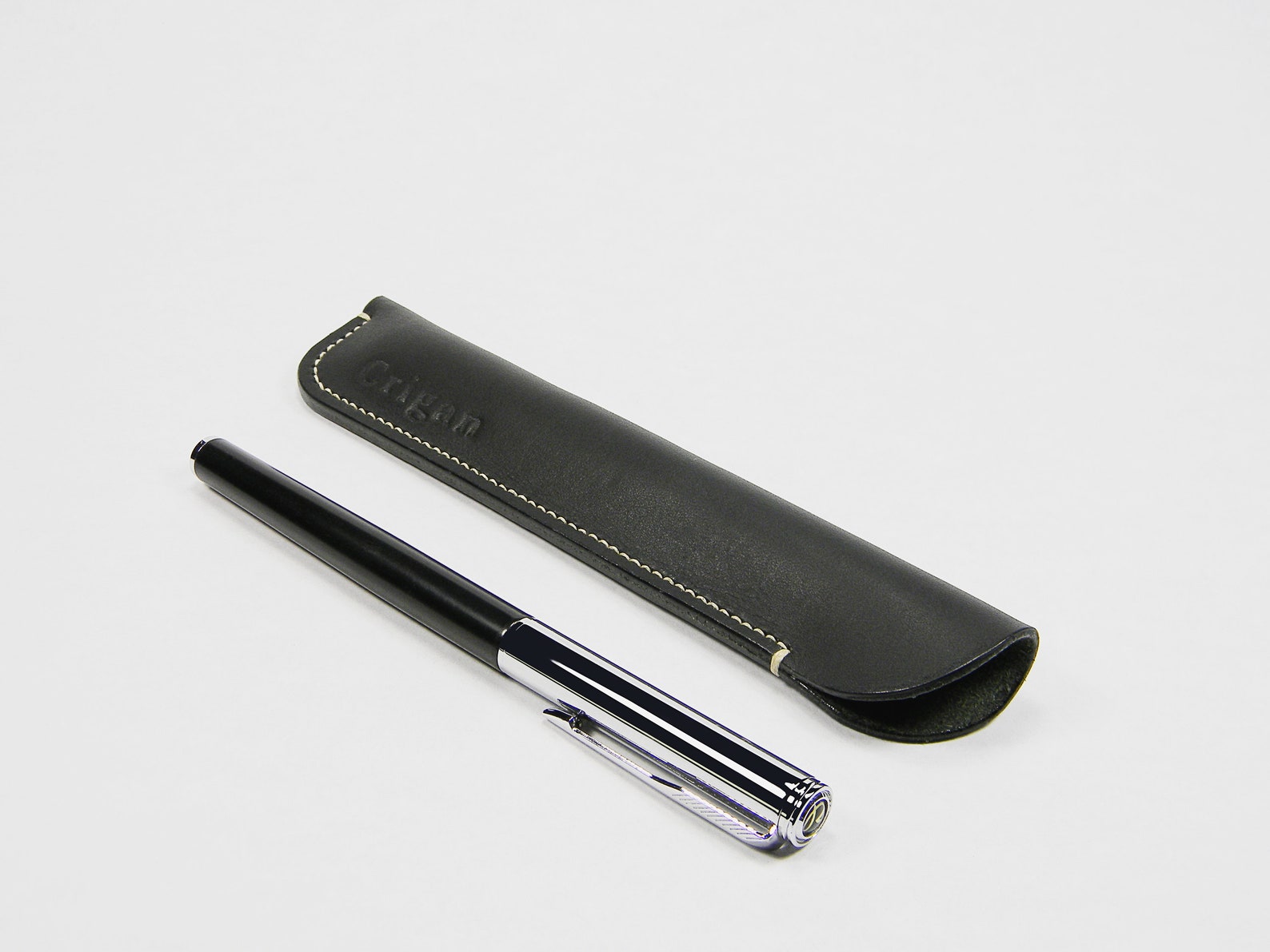 Pen case Pencil case Pen holder Leather pen case Leather pen | Etsy