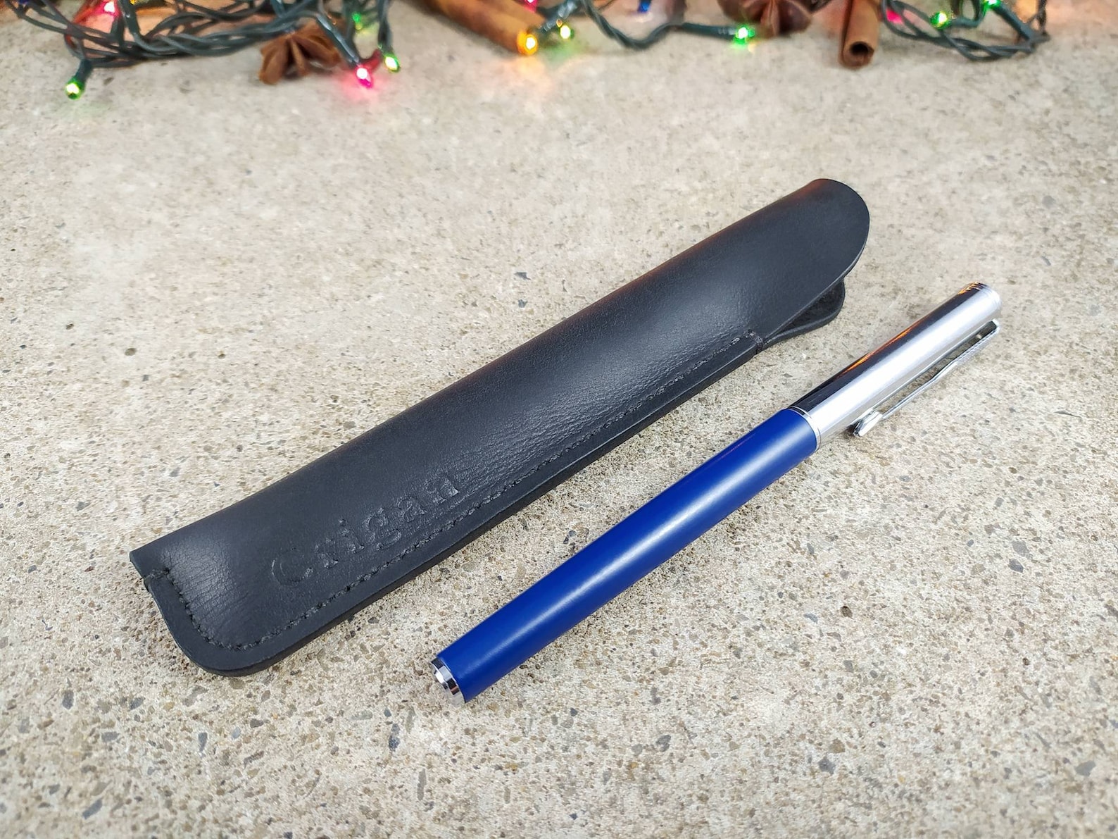 Pen Case Pencil Case Pen Holder Leather Pen Case Leather Pen Holder ...