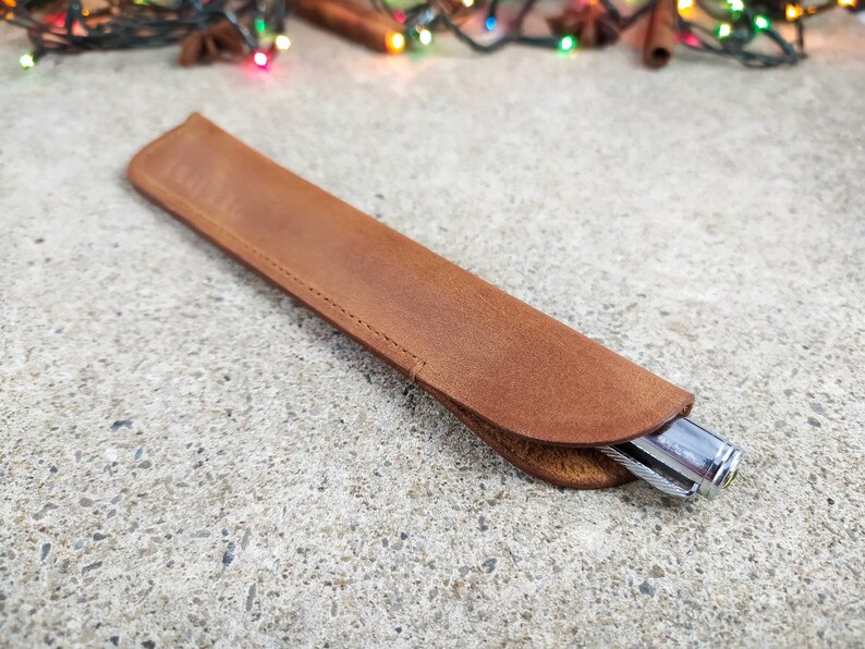 Pen Case Pencil Case Pen Holder Leather Pen Case Leather Pen Holder ...