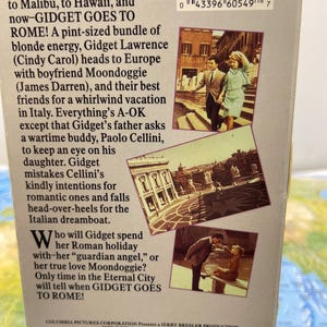 Gidget Goes to Rome VHS James Darren Cindy Carol Landis 1992 Color 101 ...