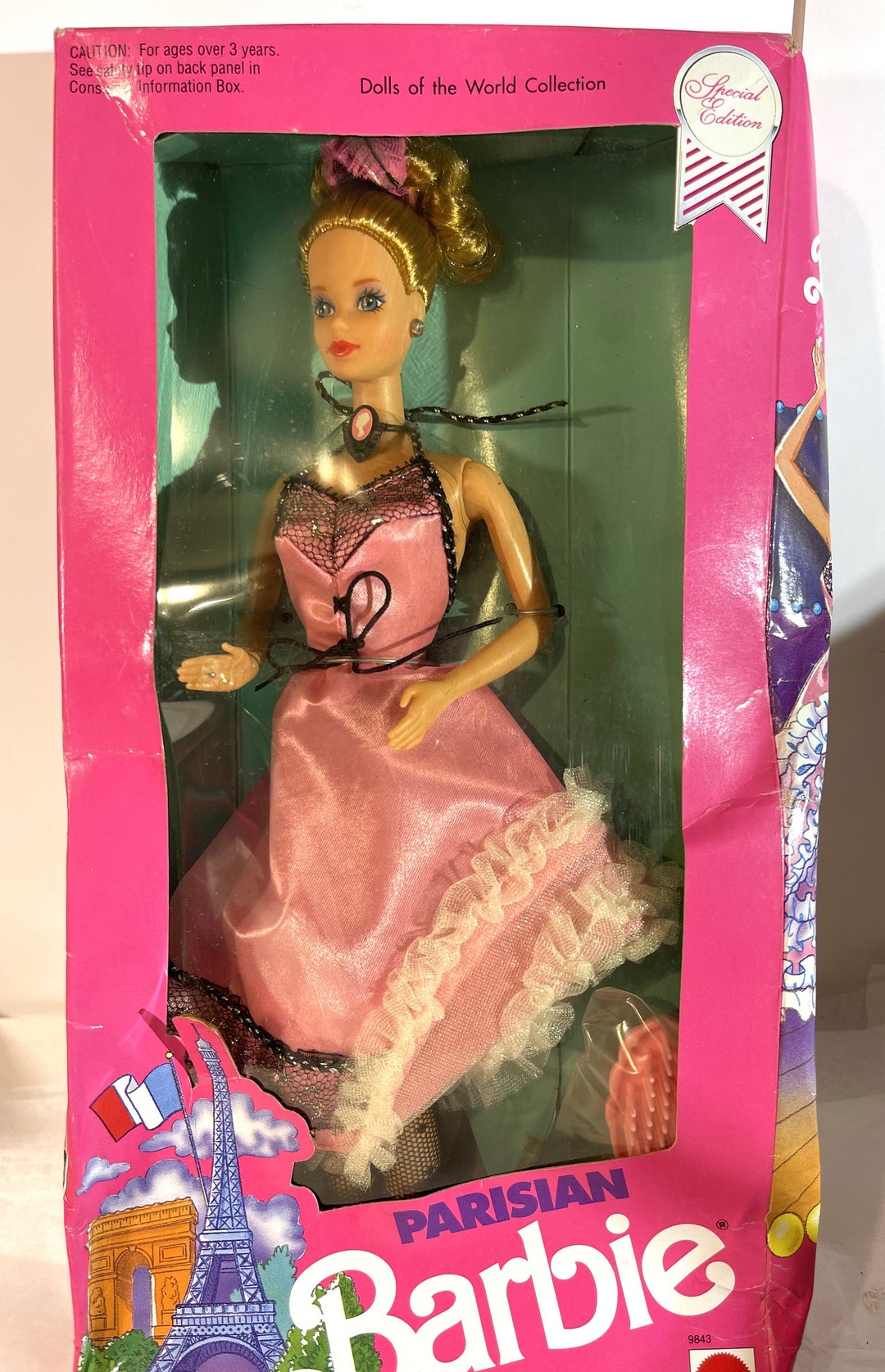 Parisian Barbie Second Edition 9843 Dolls of the World Collection Box ...