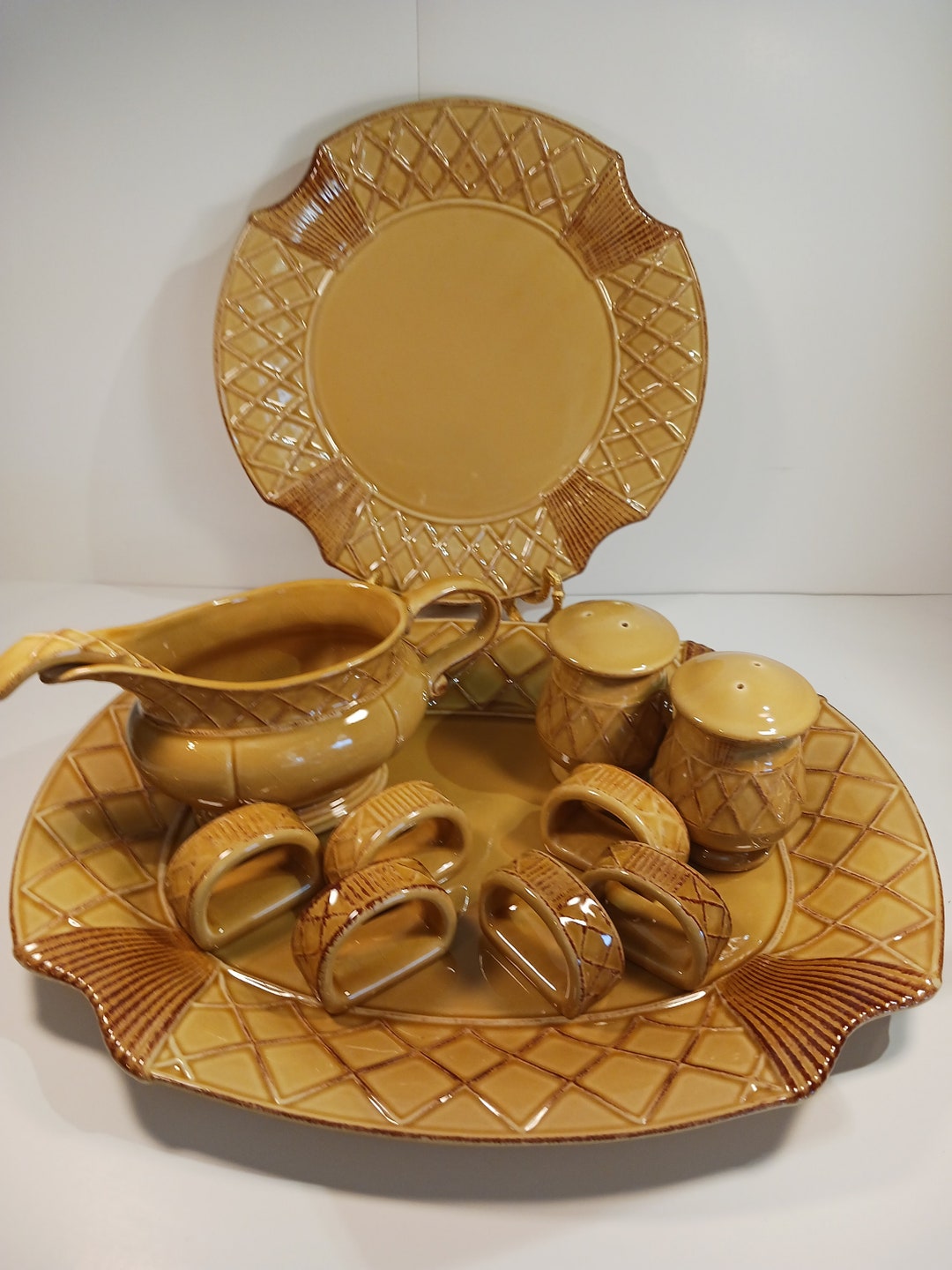 Brylane Home Golden Harvest Kitchen Set 12 Pieces Total S&P - Etsy