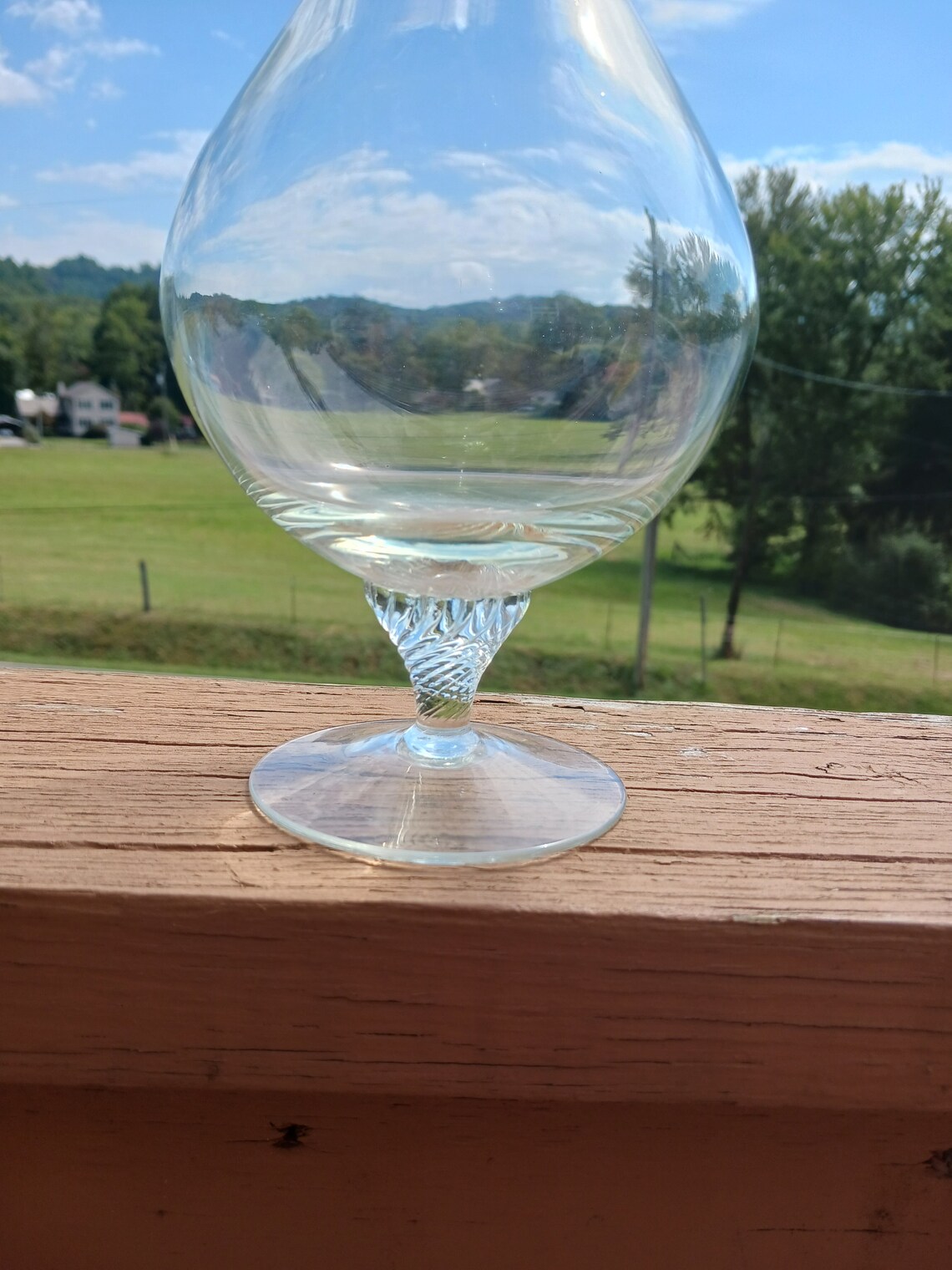 Genie Shape Clear Glass Decanter Swirl Stem.. - Etsy