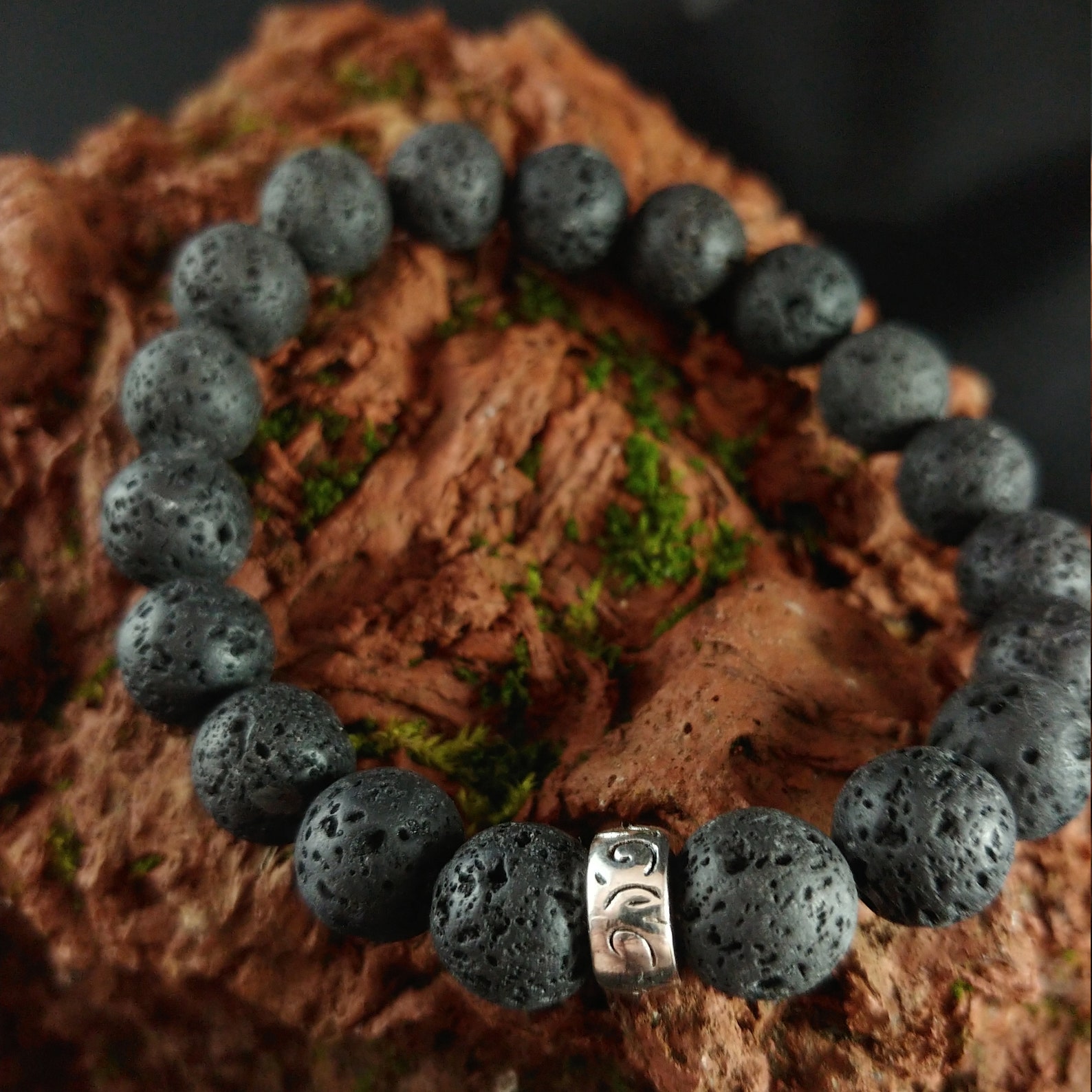 Plain Lava Bracelet With Beautiful Large 10mm Lava Beads - Etsy