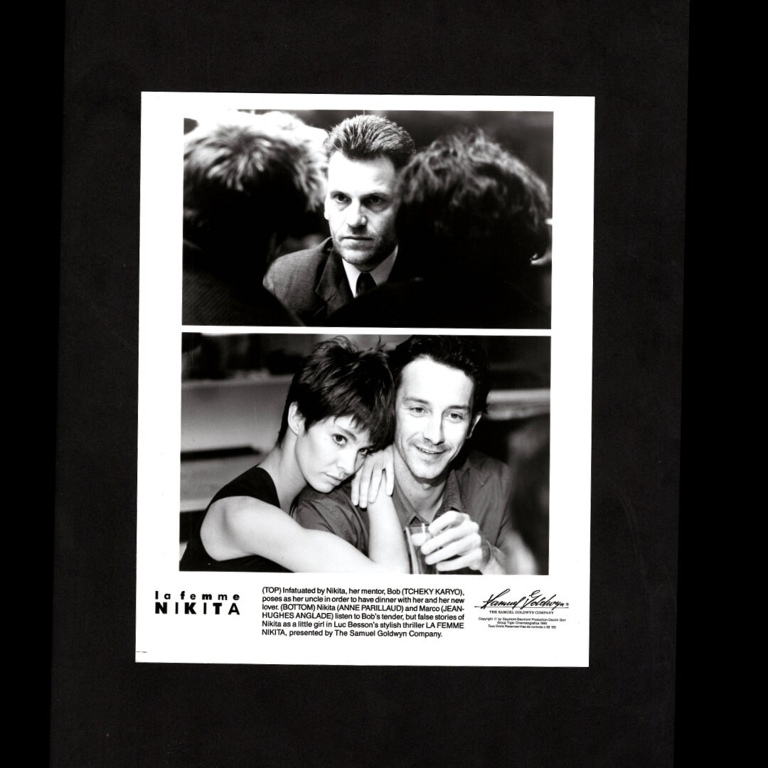 Movie Studio Press Photo of Tcheky Karyo, Anne Parillaud and Jean-hughes Anglade in Movie La ...