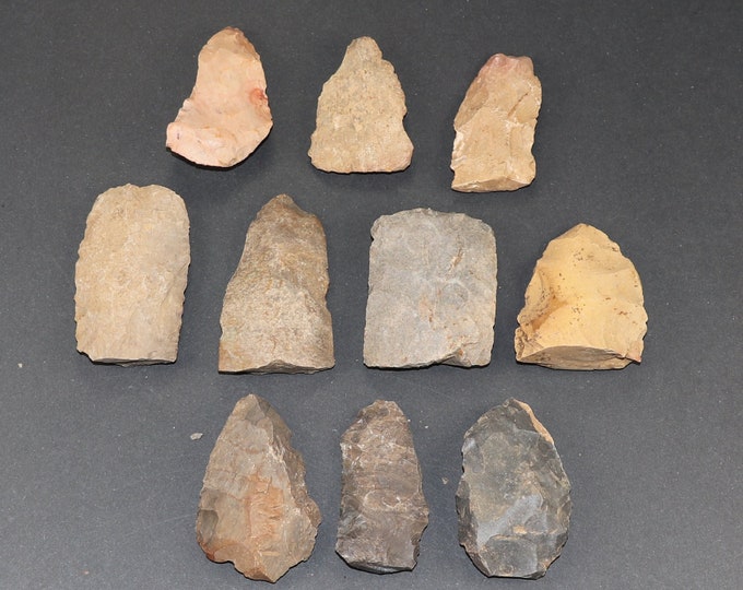 Set of 10 Authentic Preformed Native American Artifacts Such as ...