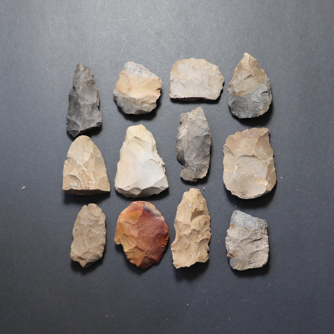 Set of 12 Authentic Preformed Native American Artifacts Such as ...