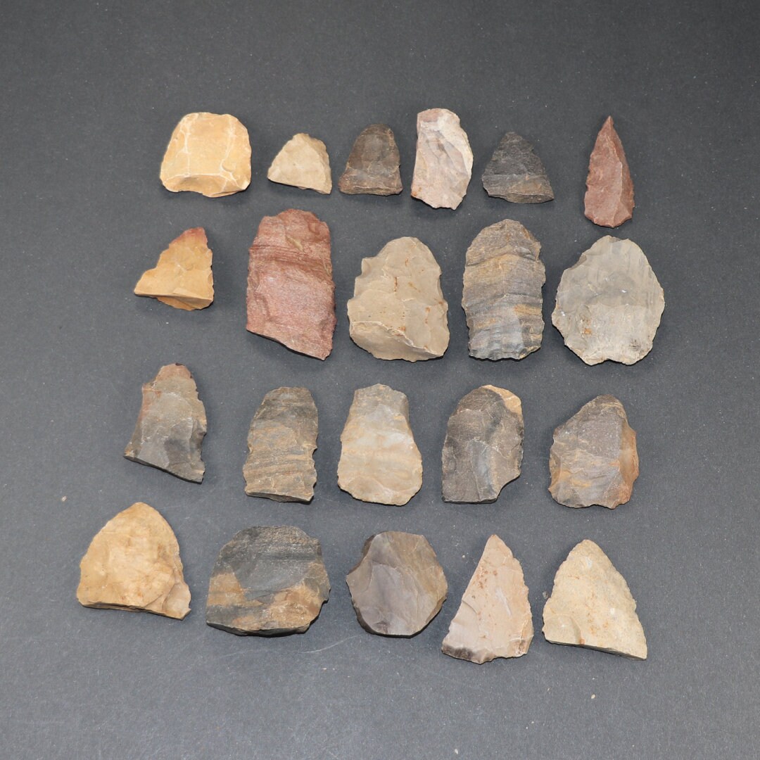 Set of 21 Authentic Preformed Native American Artifacts Such as ...