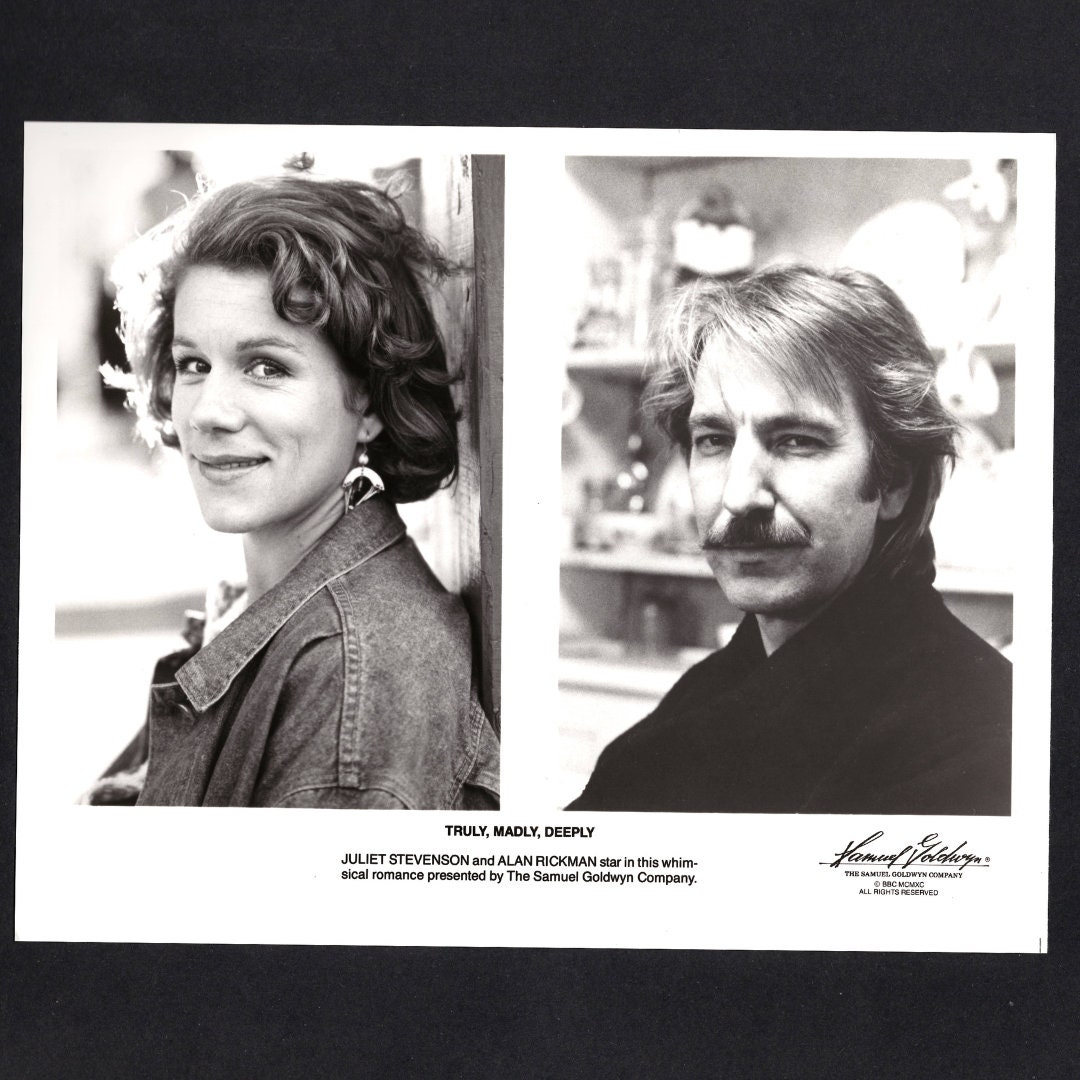 Samuel Goldwyn Movie Studio Press Photo of Juliet Stevenson and Alan ...