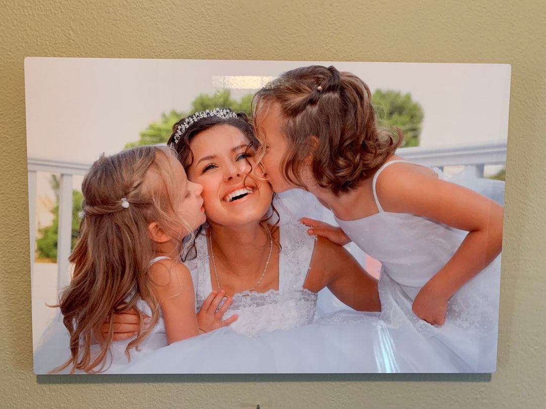 Personalized Photo Print on Metal, Aluminum Photo Wall Mount, Family ...