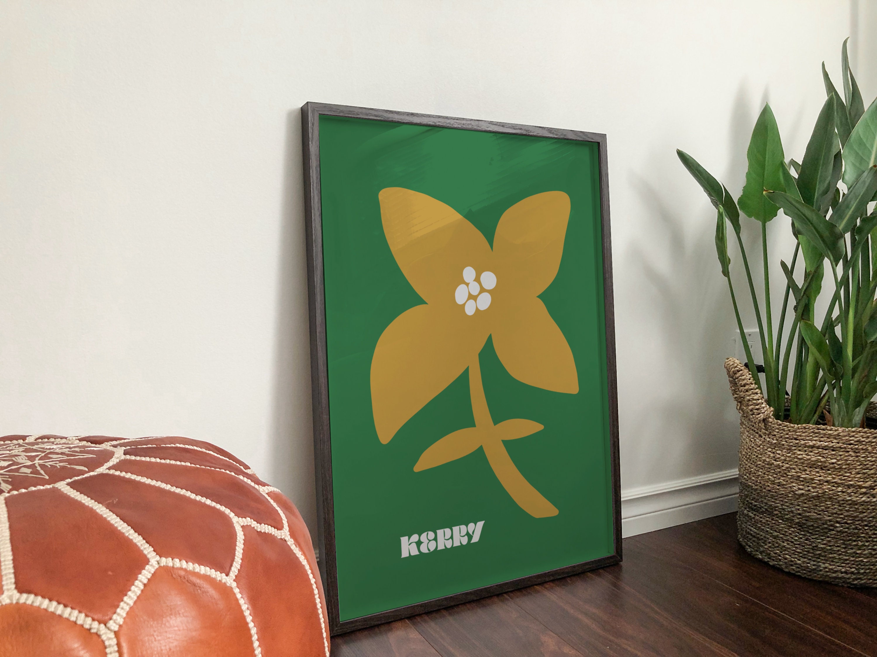 County Kerry Print Irish Botanical Print Counties of Ireland Ireland ...