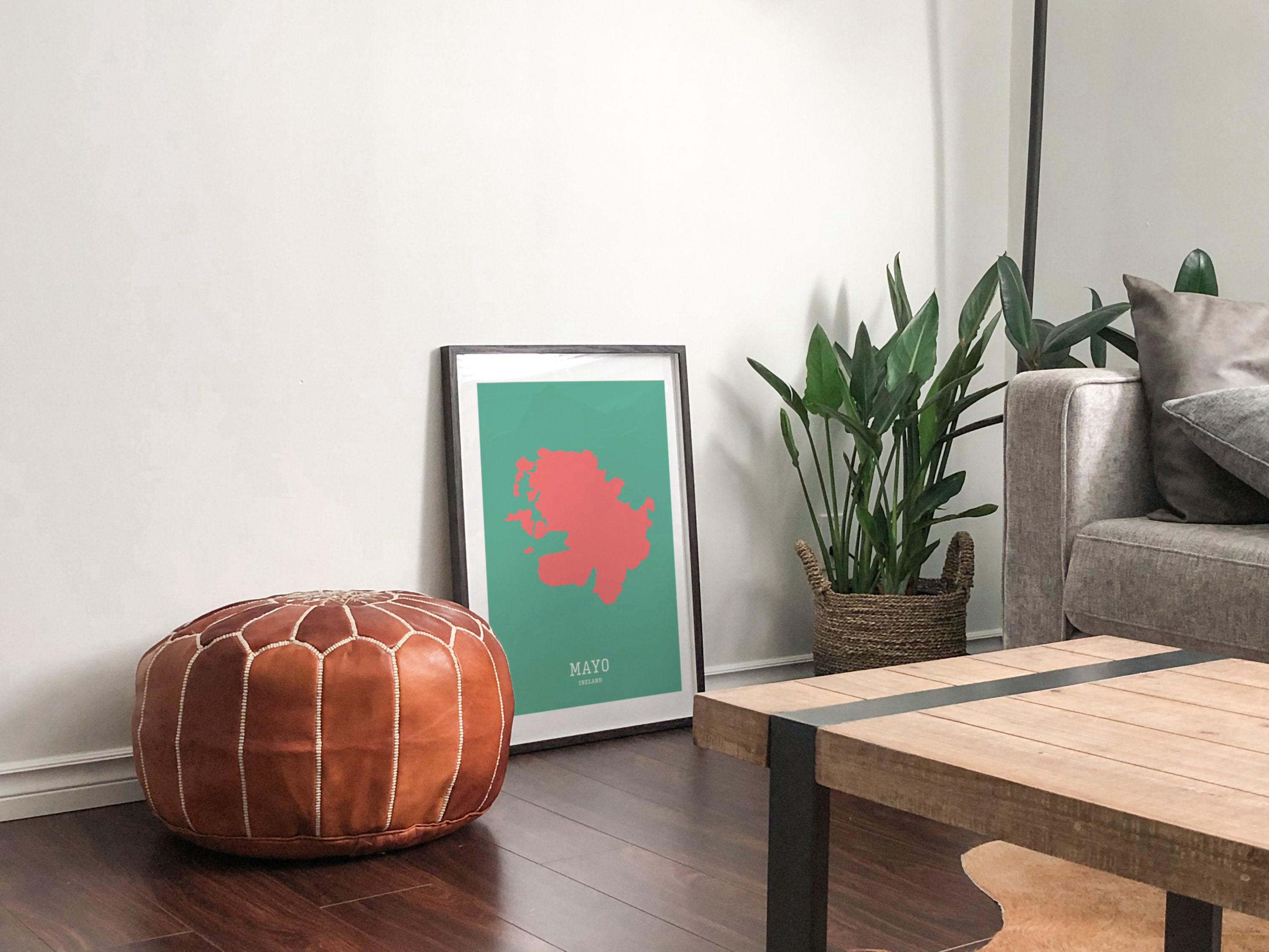 Mayo Map Print // Map of Mayo Print // Mayo Art Print // Mayo Map ...