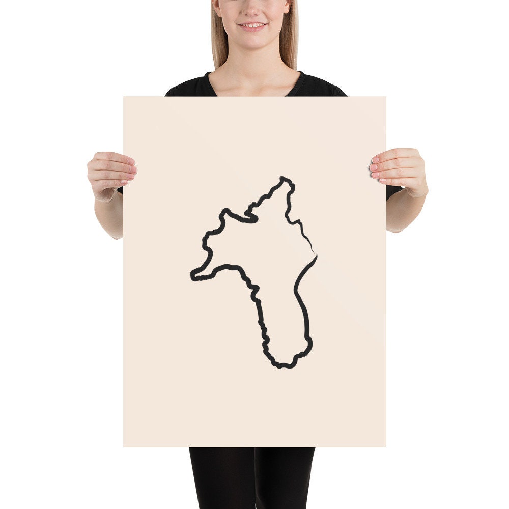 Roscommon Art Print // Carte de Roscommon Print // County Roscommon ...