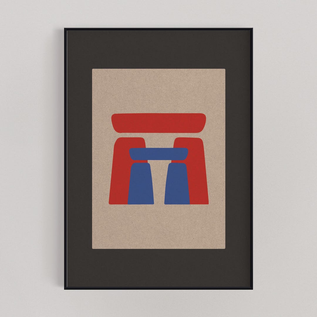 Dolmen Art Print | Ancient Ireland Art | Minimal Wall Art | Ireland ...