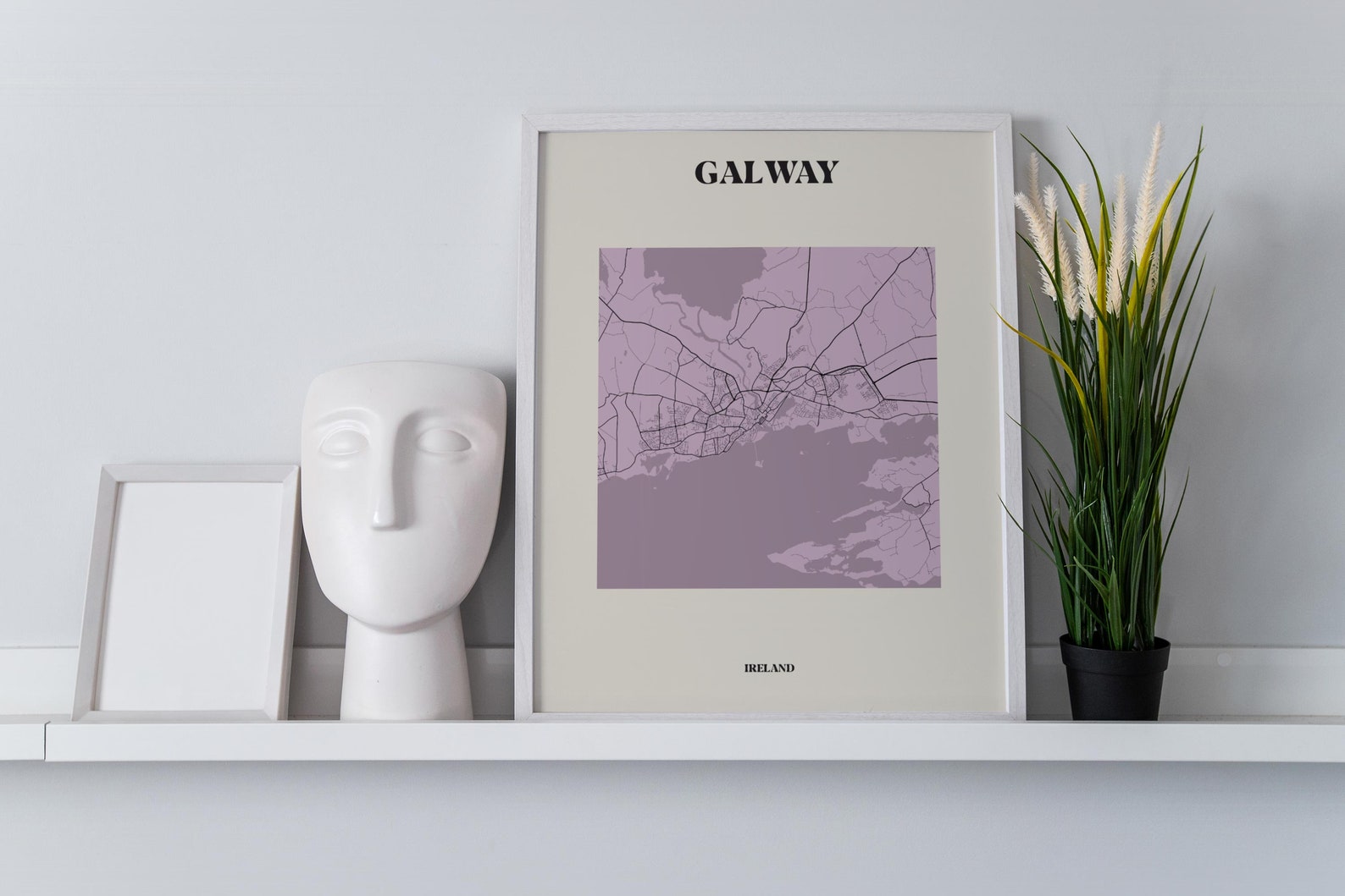 Galway Map Print // Map of Galway Print // Galway City // Galway Map ...