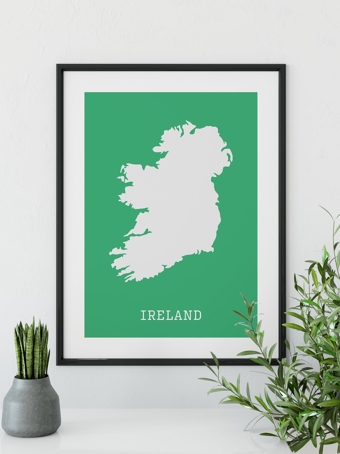 Ireland Map Print // Map of Ireland Print // Ireland Art Print | Etsy