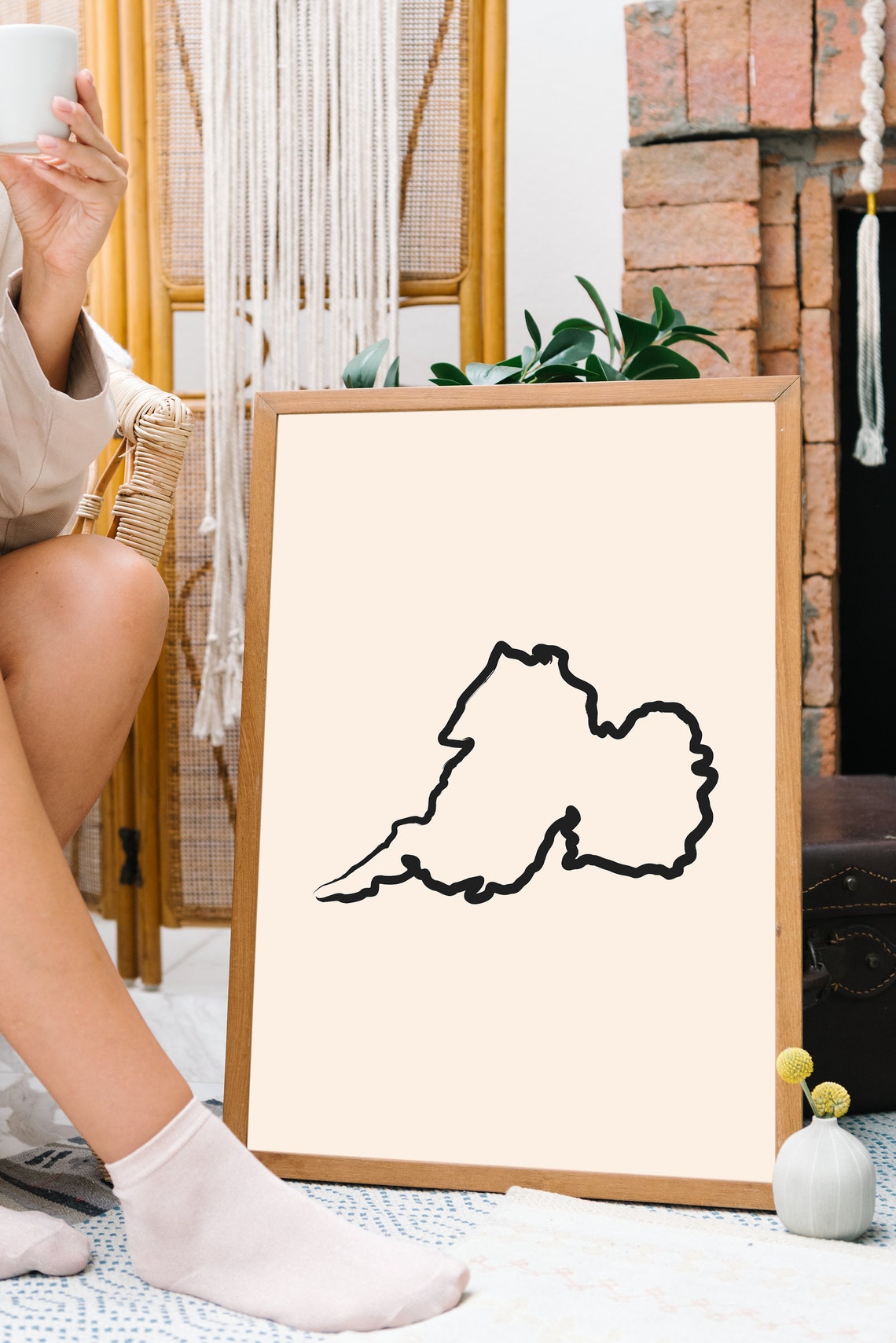 Clare Art Print // Map of Clare Print // County Clare // Clare Map ...