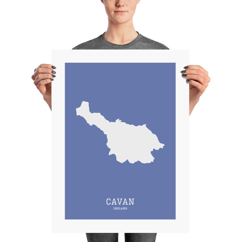 Cavan Map Print // Map of Cavan Print // Cavan Art Print // Cavan Map ...
