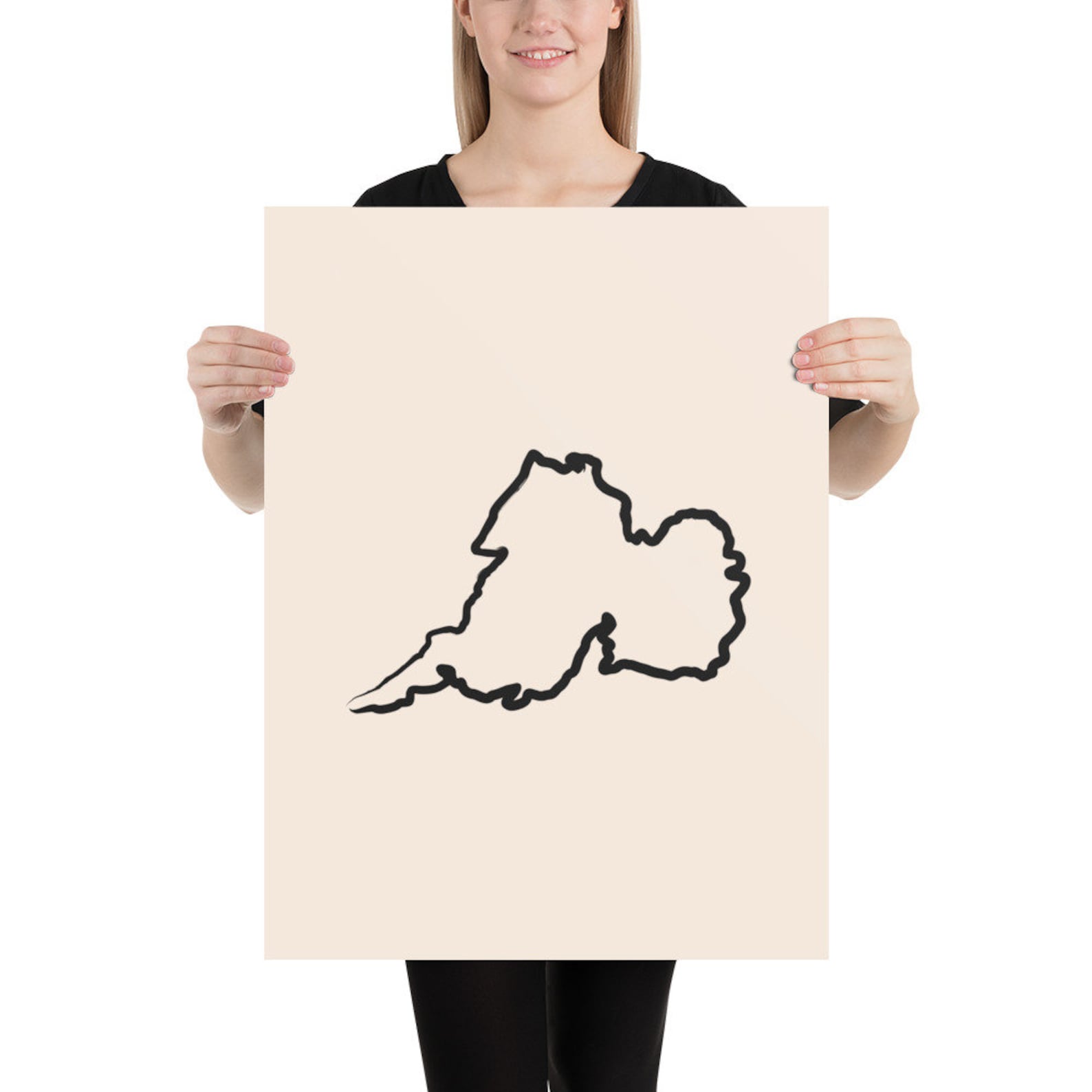 Clare Art Print // Map of Clare Print // County Clare // Clare Map ...