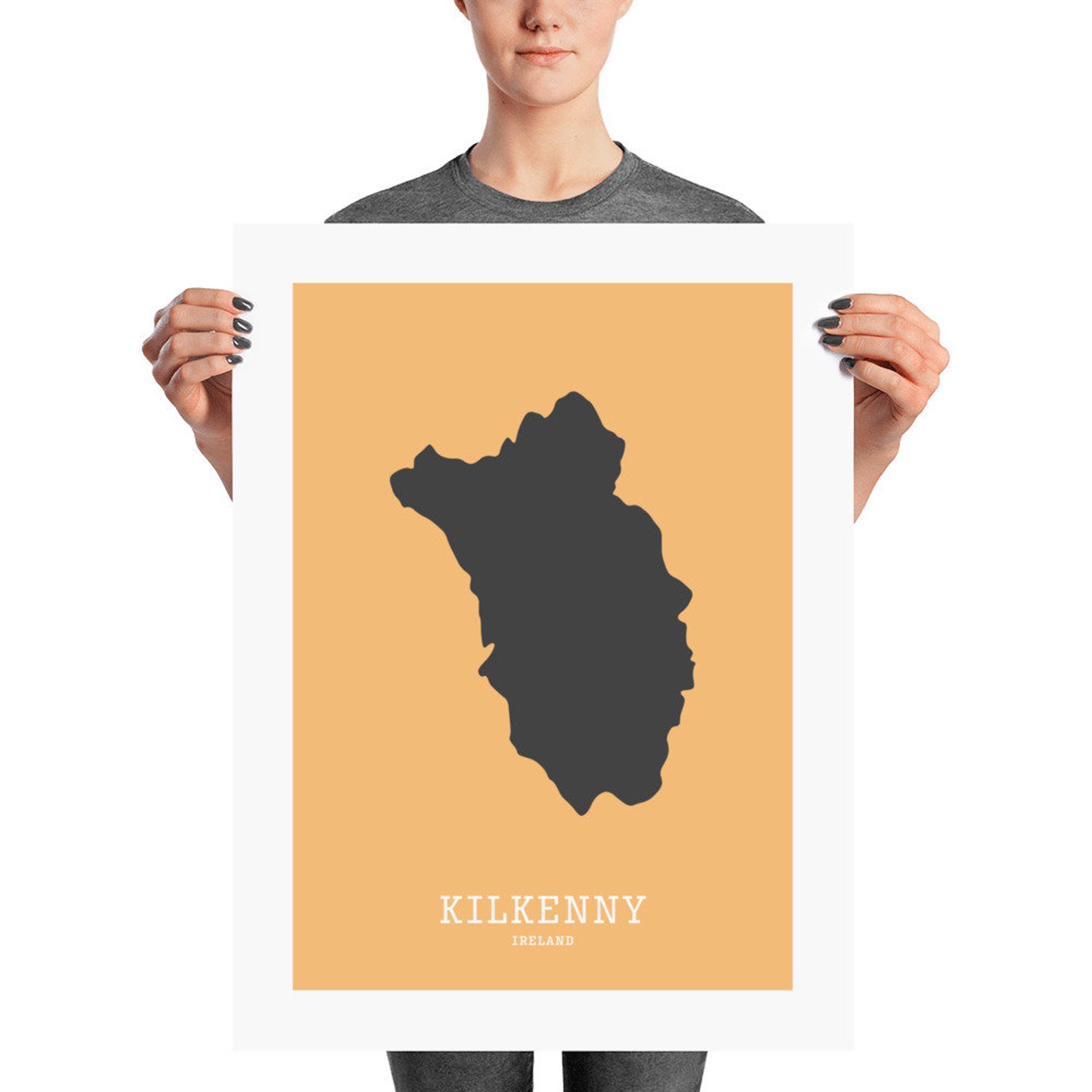 Kilkenny Map Print // Map of Kilkenny Print // Kilkenny Art - Etsy