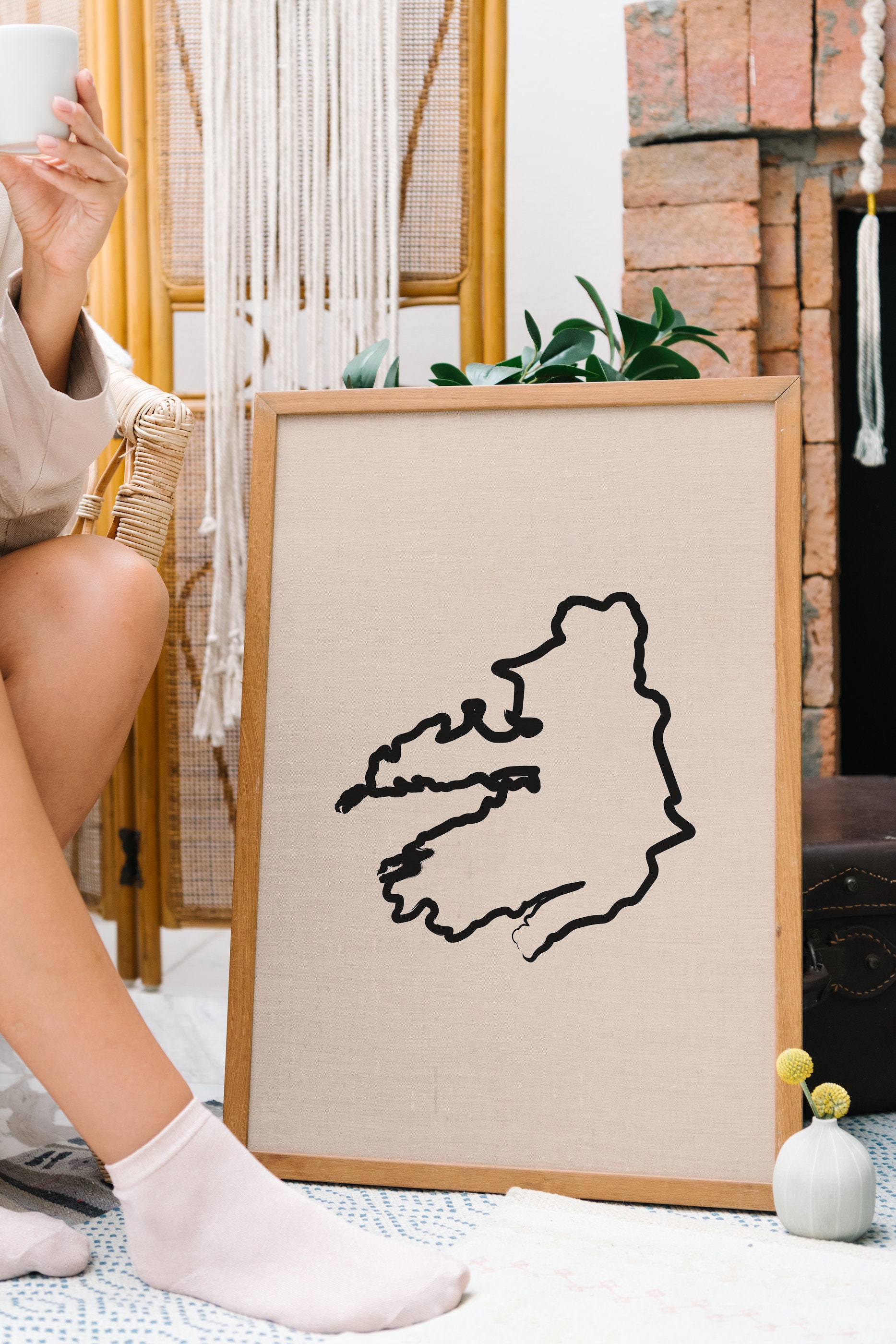 Kerry Art Print // Map of Kerry Print // County Kerry // Kerry Map ...