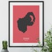 Down Map Print // Map of Down Print // Down Art Print // Down - Etsy