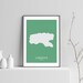 Limerick Map Print // Map of Limerick Print // Limerick Art Print ...
