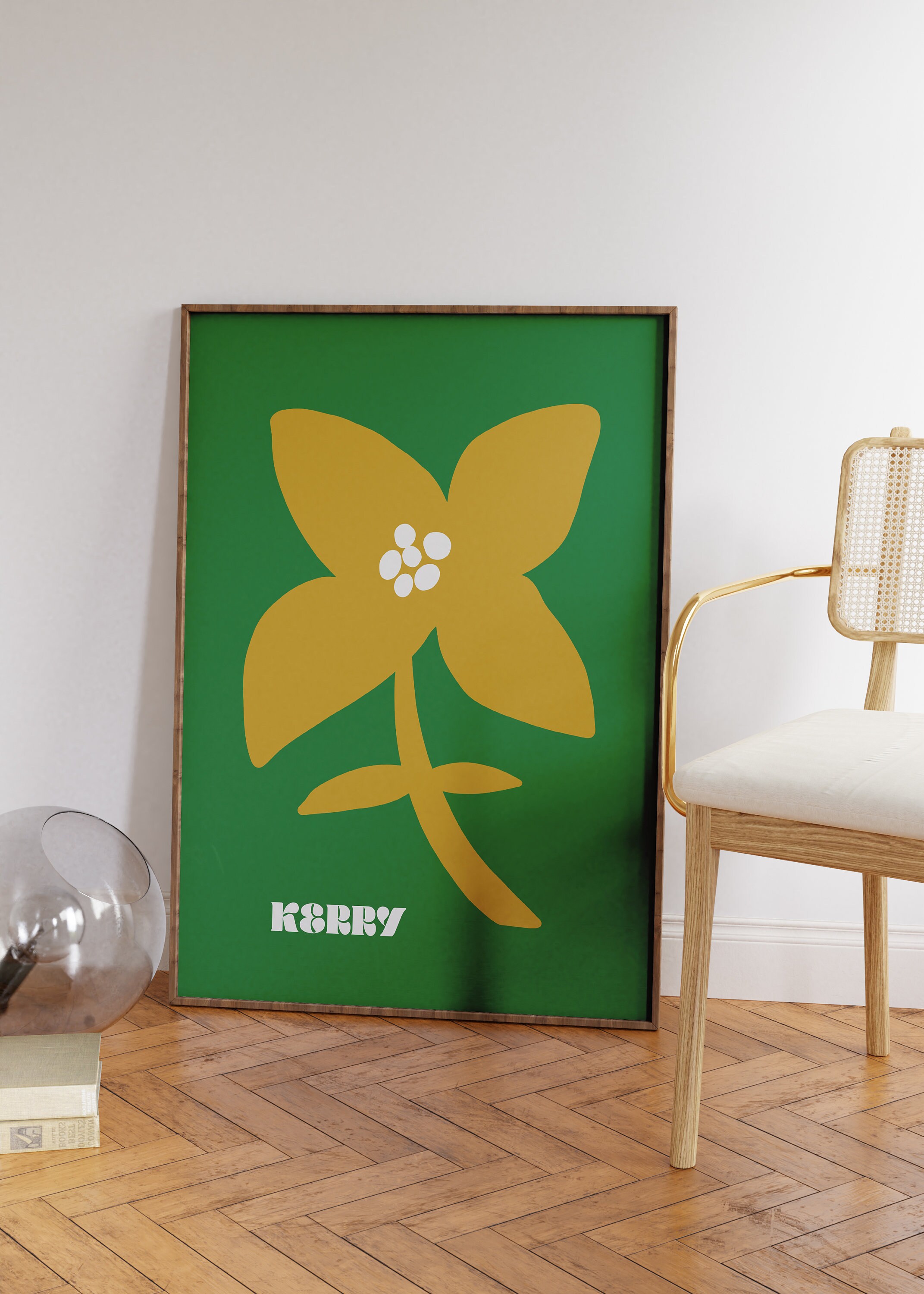 County Kerry Print Irish Botanical Print Counties of Ireland Ireland ...