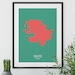 Mayo Map Print // Map of Mayo Print // Mayo Art Print // Mayo Map ...
