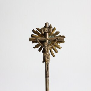 INRI Copper Standing Crucifix, French Religious Jesus Cross, Ancient ...