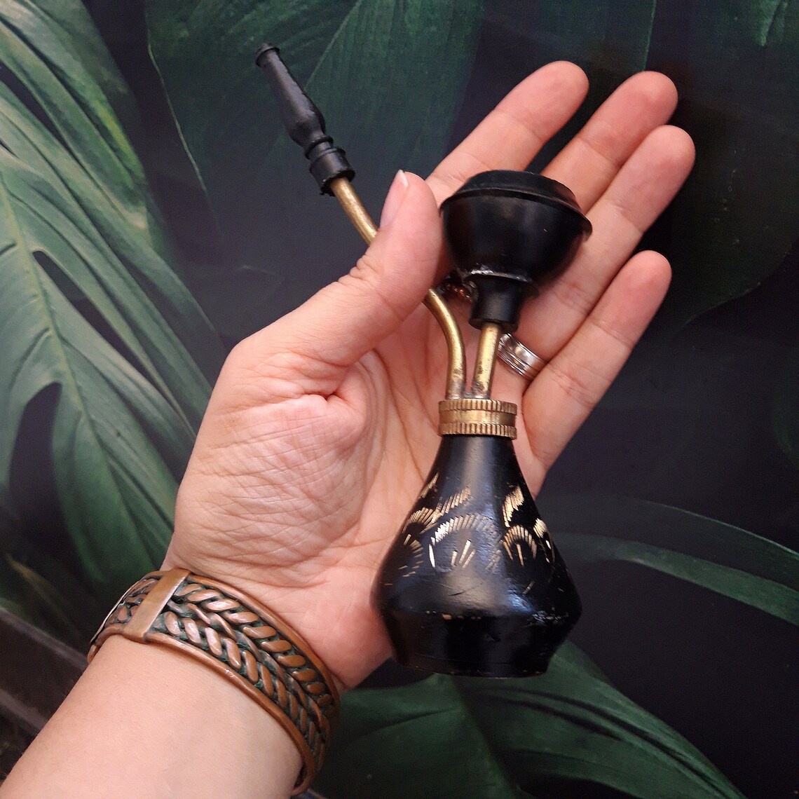 Small Brass Hookah. Handmade Smoking Pipe. Premium Hookah | Etsy