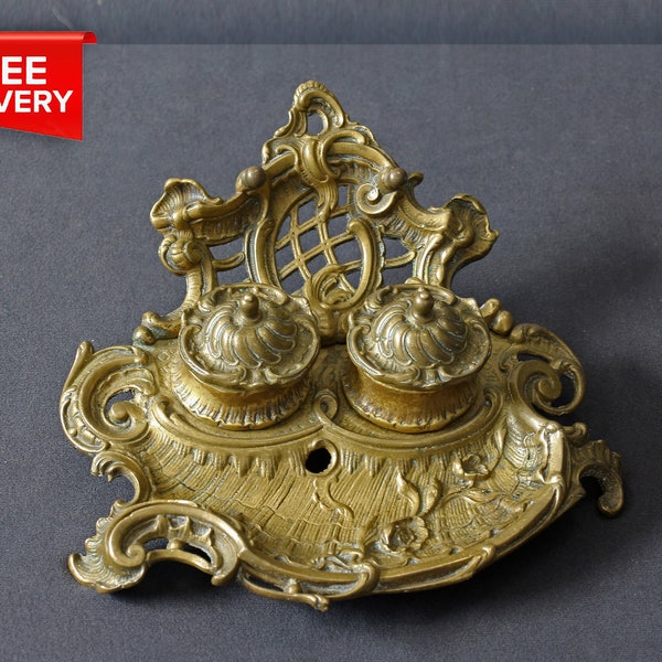 Double Inkwell - Etsy