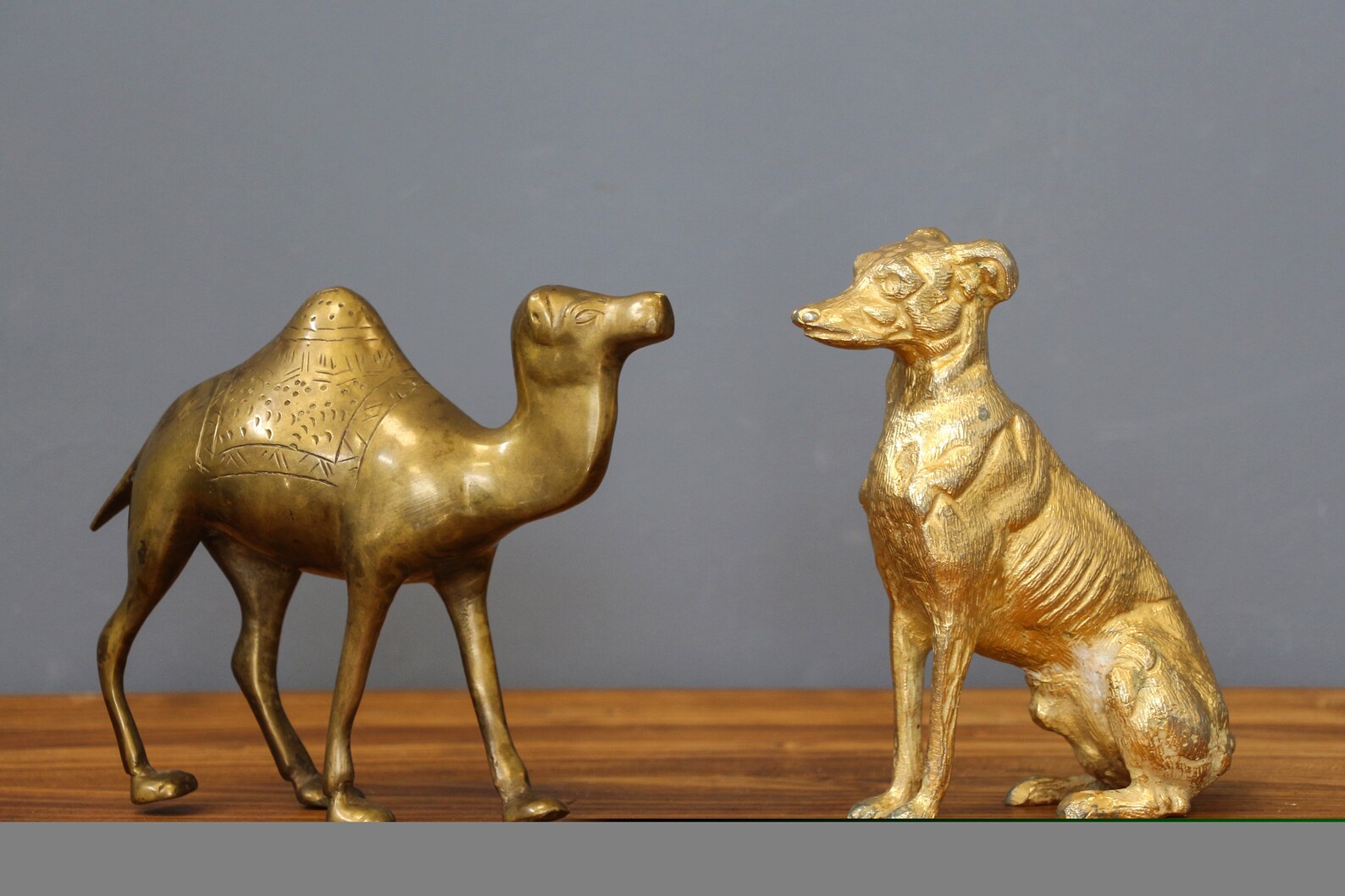 Vintage Brass Figurine Etched Camel Engraved Animal Statue - Etsy