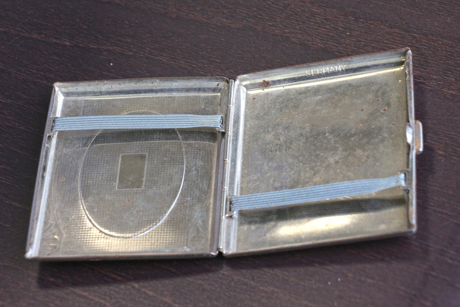 Antique German Cigarette Case / Art Deco Silverplated - Etsy