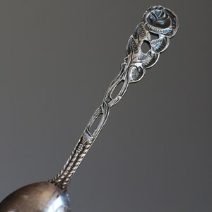 Antique Different Small Coffee Spoons, Elegant Teaspoons, Chrome ...