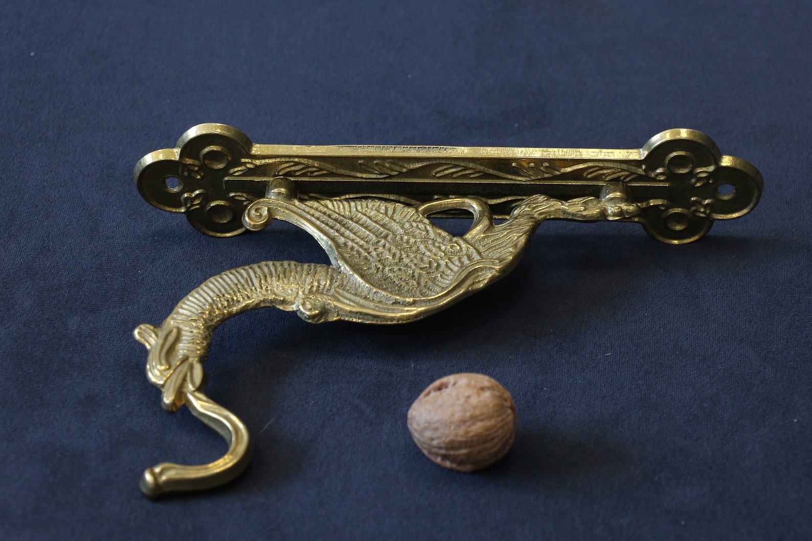 Brass Ornate Griffin Wall Hook Bronze Phoenix Wall Hanger - Etsy