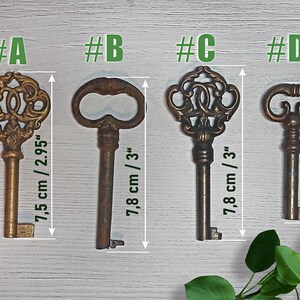 Real Antique Skeleton Keys Authentic Church Keys, Door Keys - Etsy