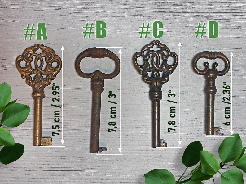 Real Antique Skeleton Keys Authentic Church Keys Door Keys - Etsy