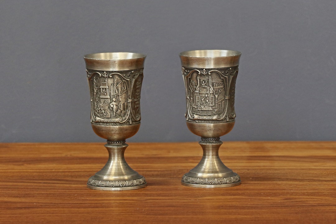 WMF Pewter Cups Pewter Collectible Royal Shot Glasses Tin - Etsy