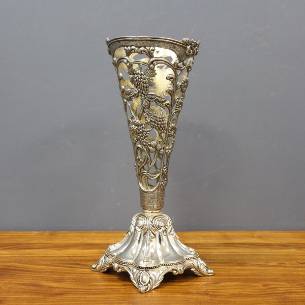 Silver Plated Vases - Etsy