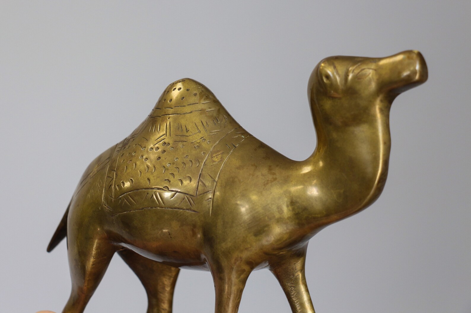 Vintage Brass Figurine Etched Camel Engraved Animal Statue - Etsy