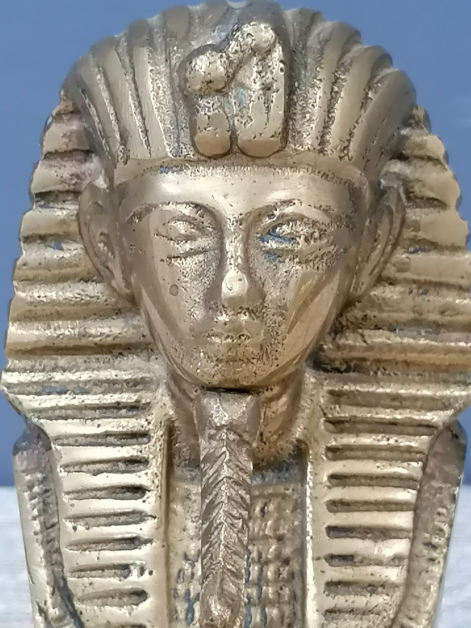 Antique Tutankhamun Brass Statue Egyptian Pharaon Tutankhamun - Etsy