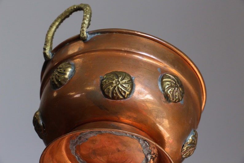 Antique Copper Candy Bowl With Lid French Copper Sugar Bowl | Etsy